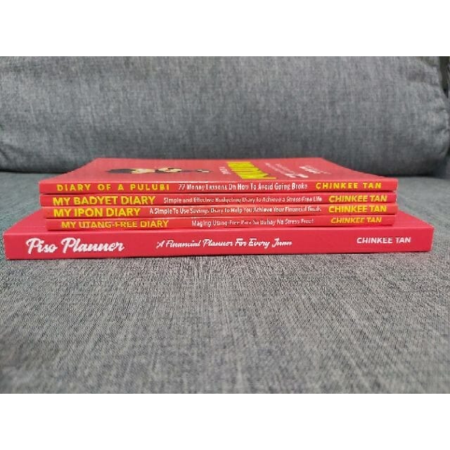 Piso Planner with 4 Diary Books Bundle by Chinkee Tan